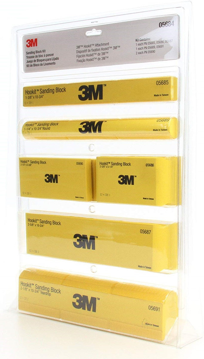 3m Hookit Sanding Block Kit - 05684 - Top Gun Refinish Equipment